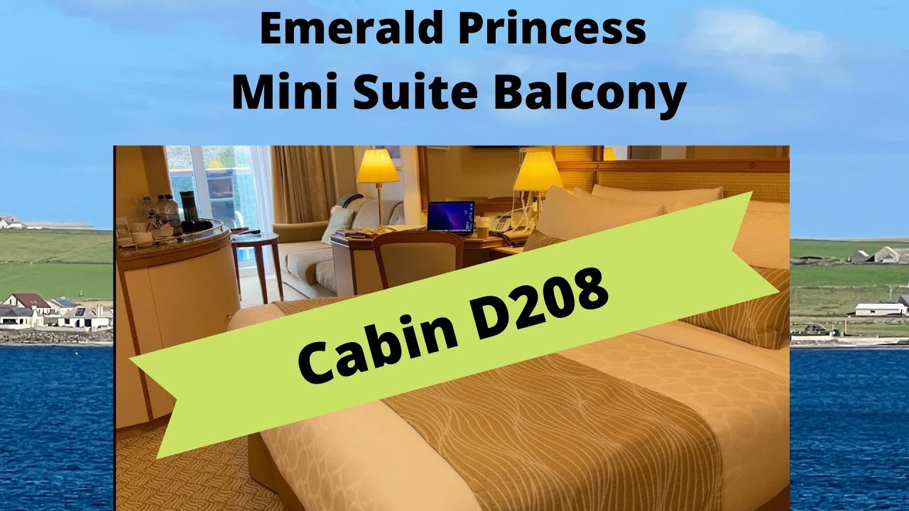 Emerald Princess D208 Mini Suite - YouTube