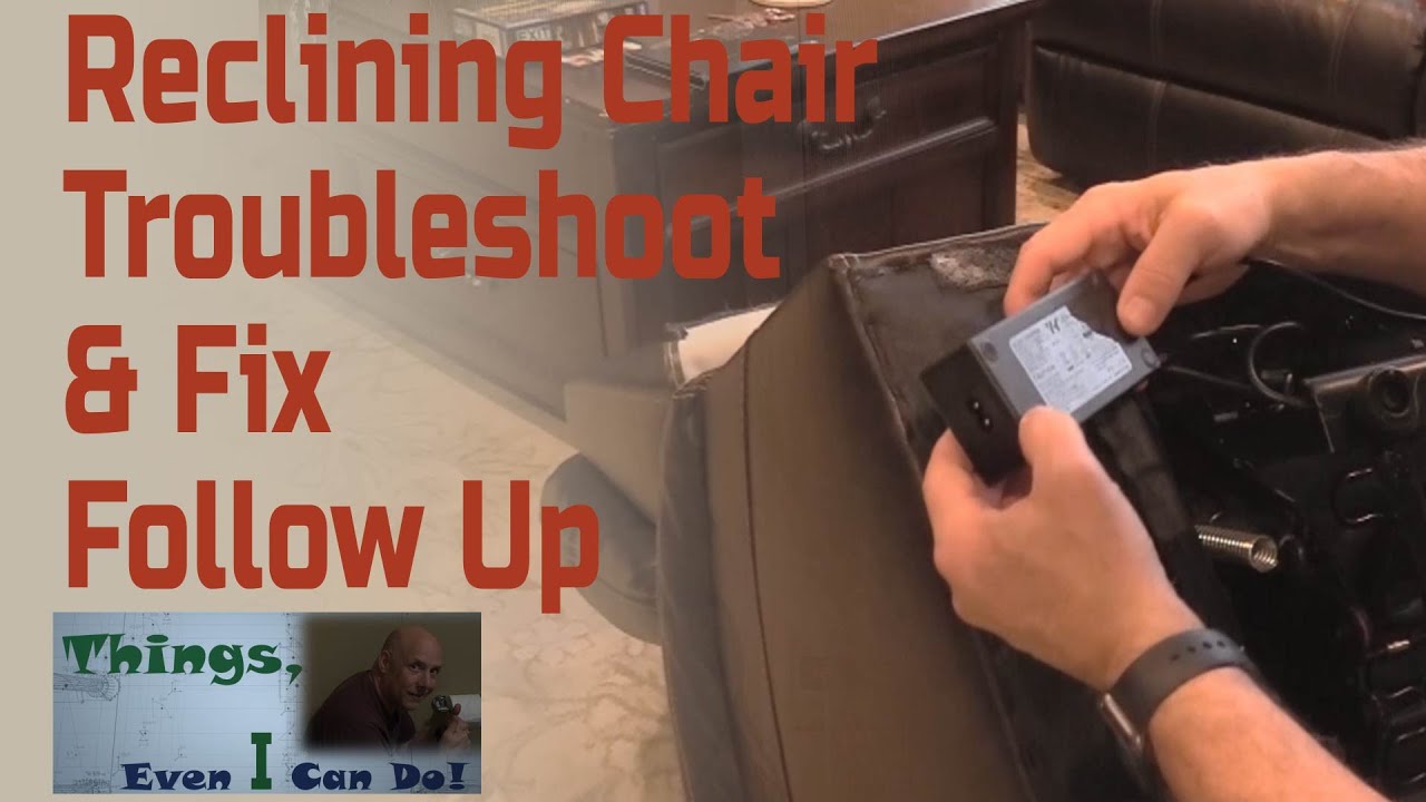 How-to Fix Reclining Chair or Sofa Rocker Switch or Power Supply - YouTube