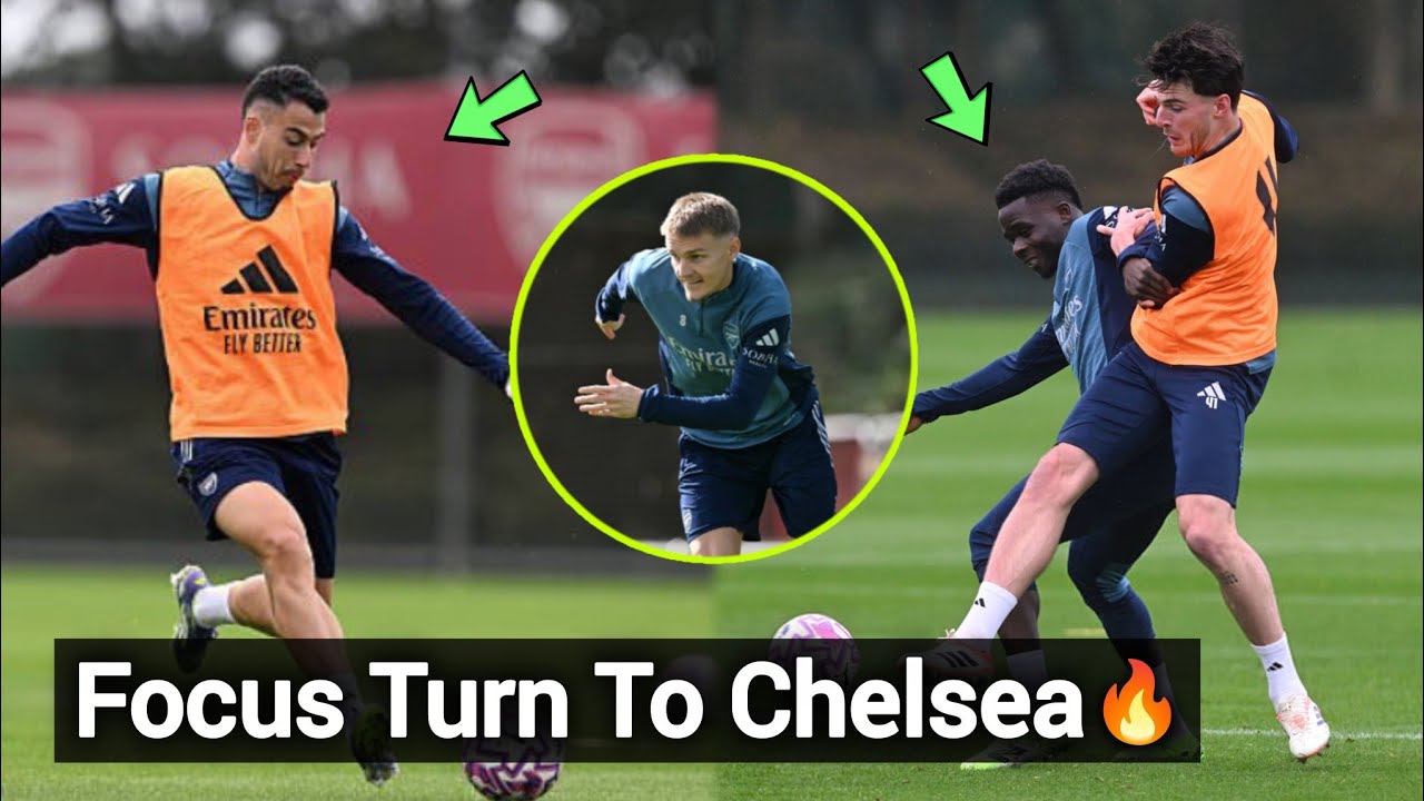 Arsenal Inside Training | Fully Focus On Chelsea Game🔥 - YouTube