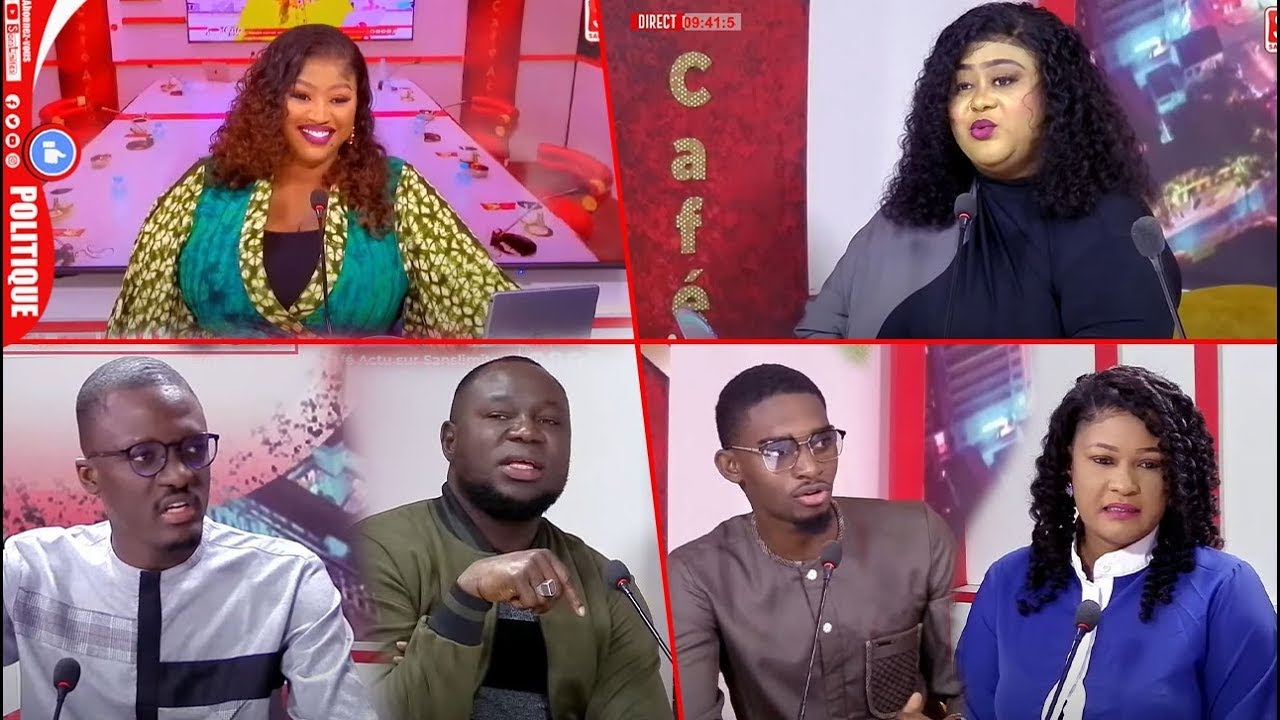 Emission Matinale Café actu avec Nabou Cor,Mamy Samb l'équipe du LUNDI ...