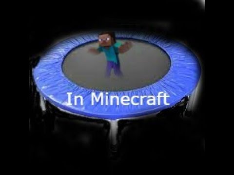 How Make Minecraft Trampoline!Easy,Funny! - YouTube