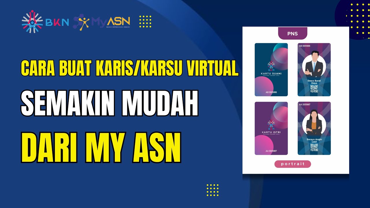 CARA BUAT KARIS/KARSU VIRTUAL SEMAKIN MUDAH DARI MY ASN - YouTube