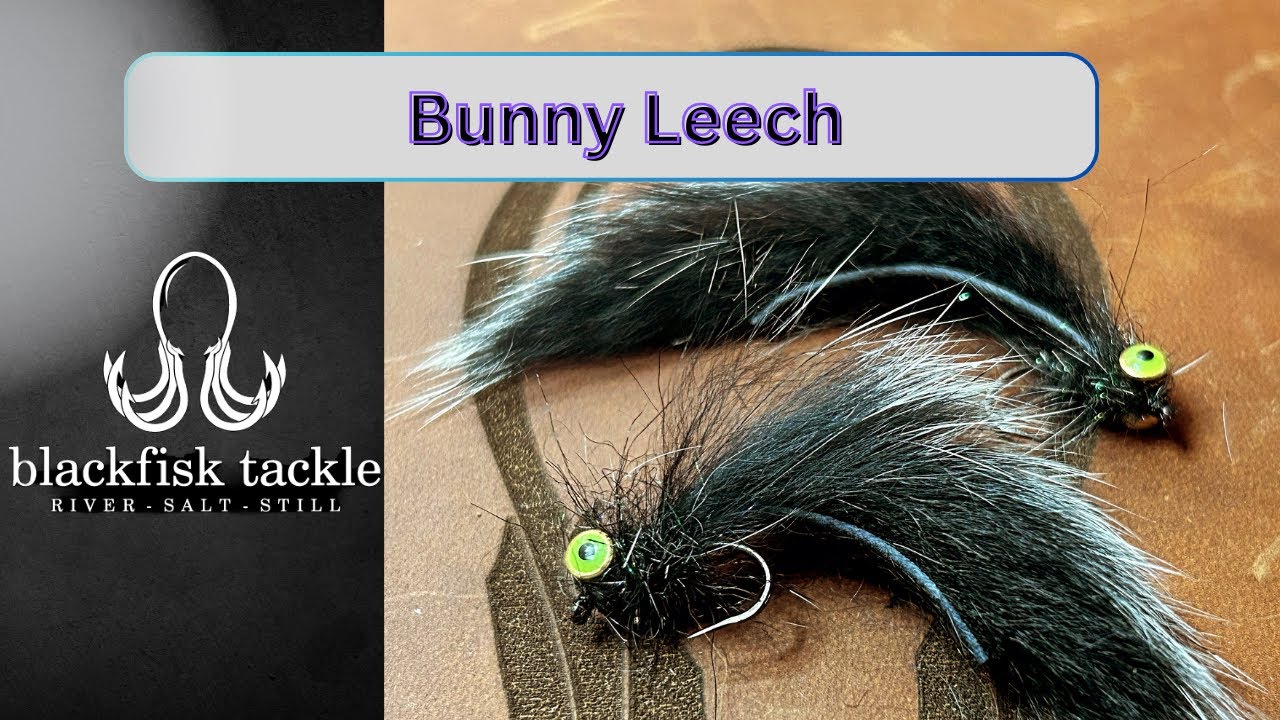 Fly Tying: Black Bunny 🐰 Leech - YouTube