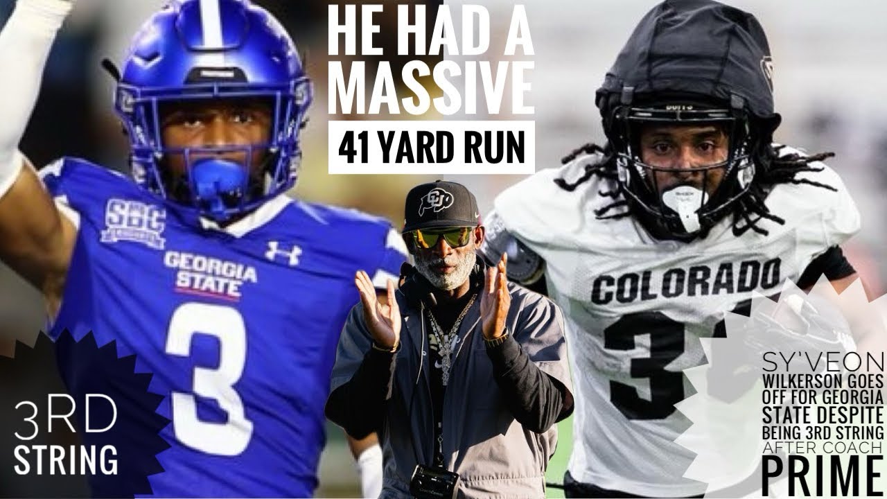 Sy’Veon Wilkerson GOES OFF Wit Georgia State Despite 3RD STRING After ...