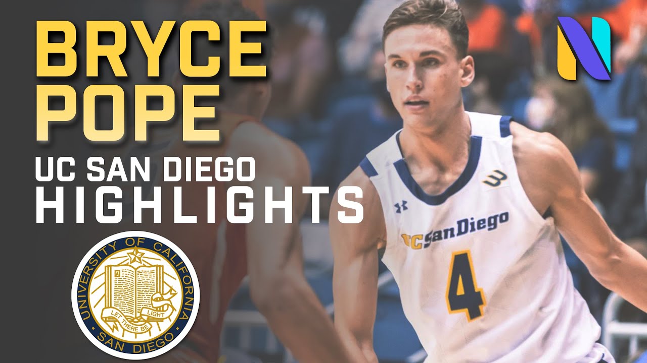 Bryce Pope UC San Diego Tritons 2021-2022 Highlights - YouTube