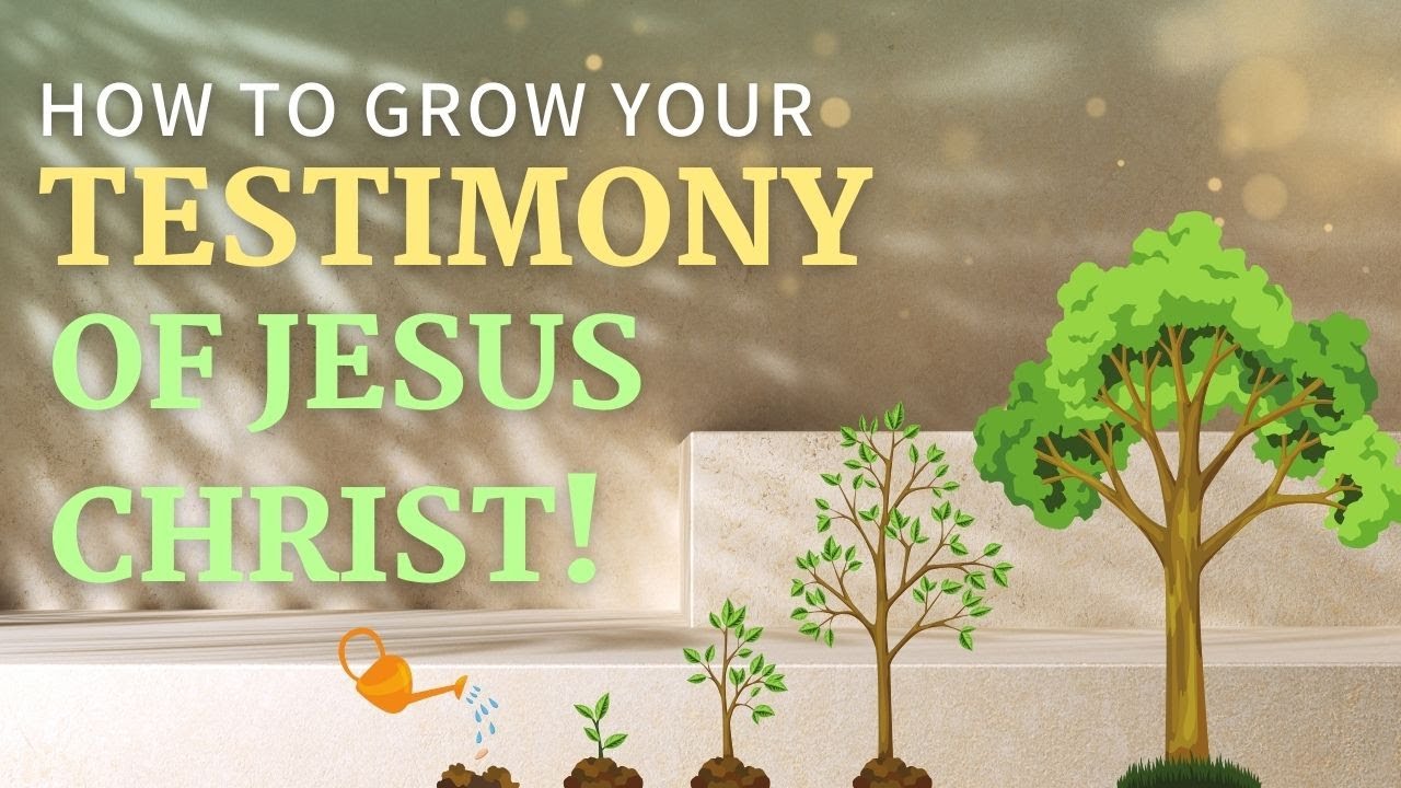 5 Easy Steps To Grow Your Testimony in Jesus Christ! - YouTube