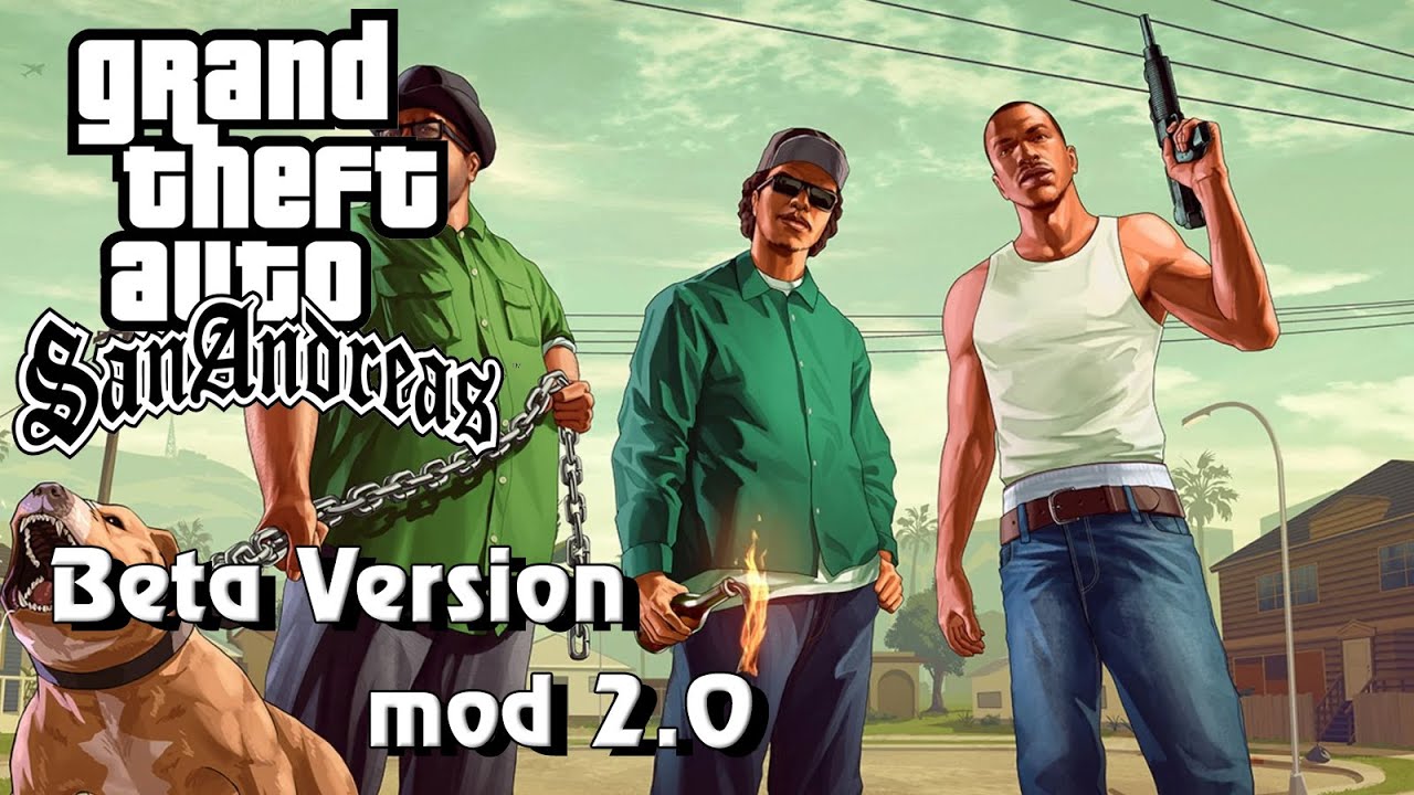 How to install Beta v2.0 mod in GTA San Andreas - YouTube