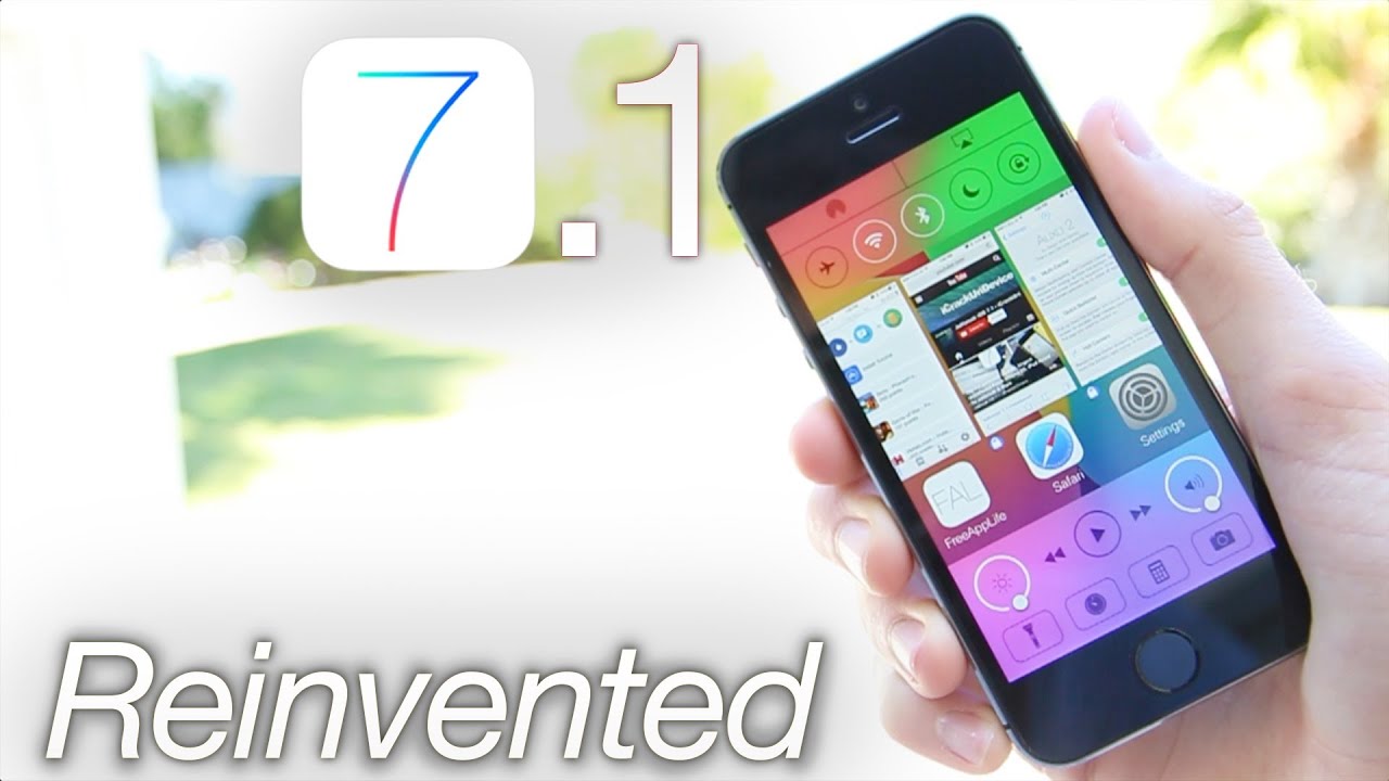 iOS 7 Multitasking and Control Center Reinvented: 7.0.6 Jailbreak 7.1 Tweak - Auxo 2 - YouTube