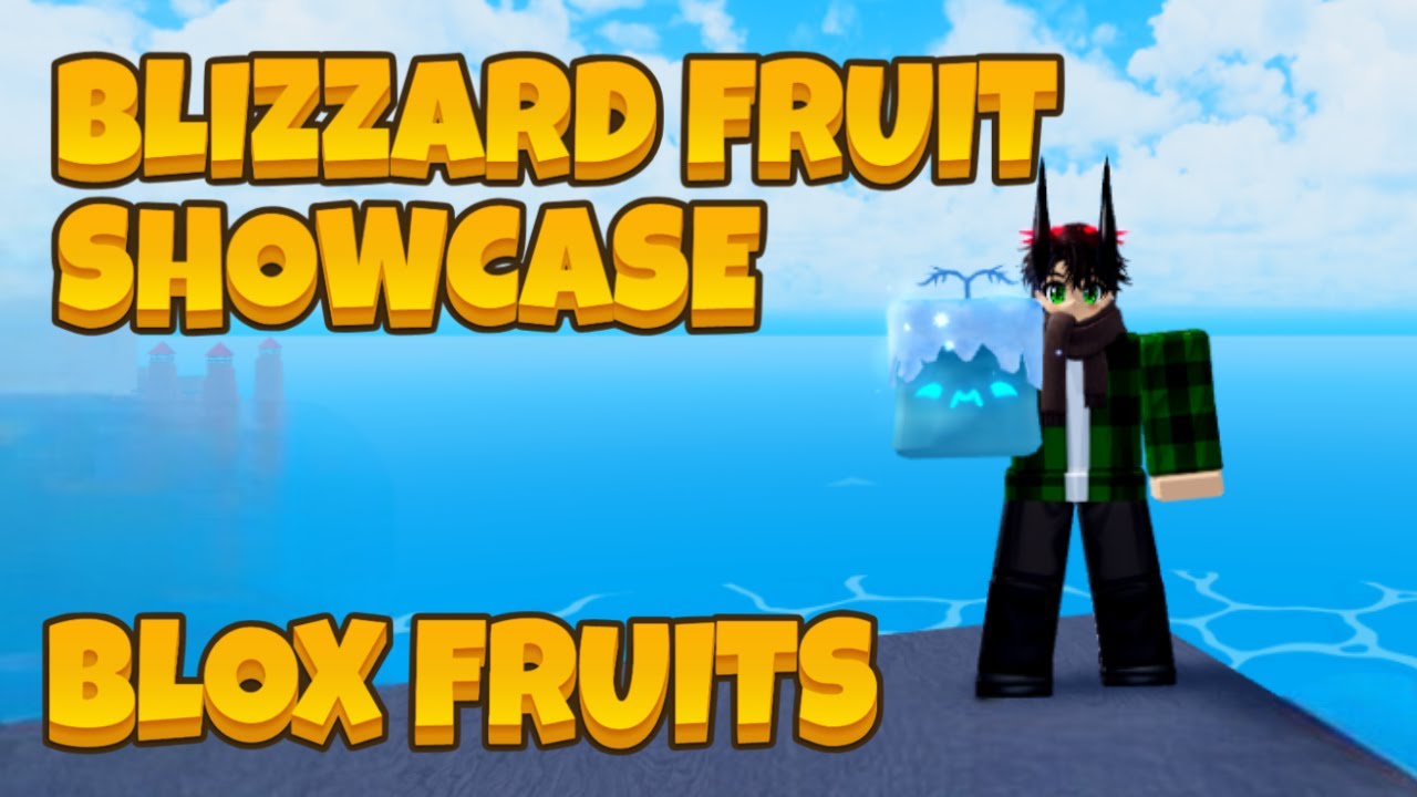 Blizzard Fruit Skill Showcase | Blox Fruits - YouTube