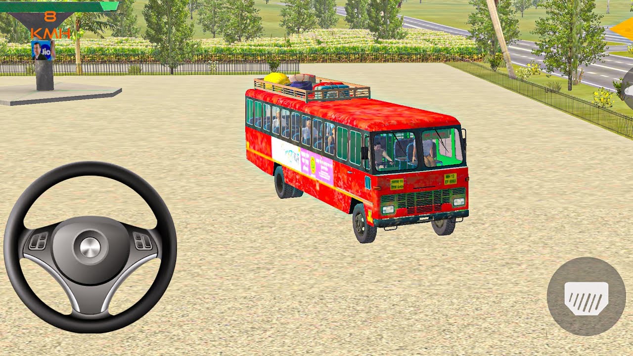 Indian Bus Simulator 3d Gameplay // Indian Sleeper Bus simulator ...