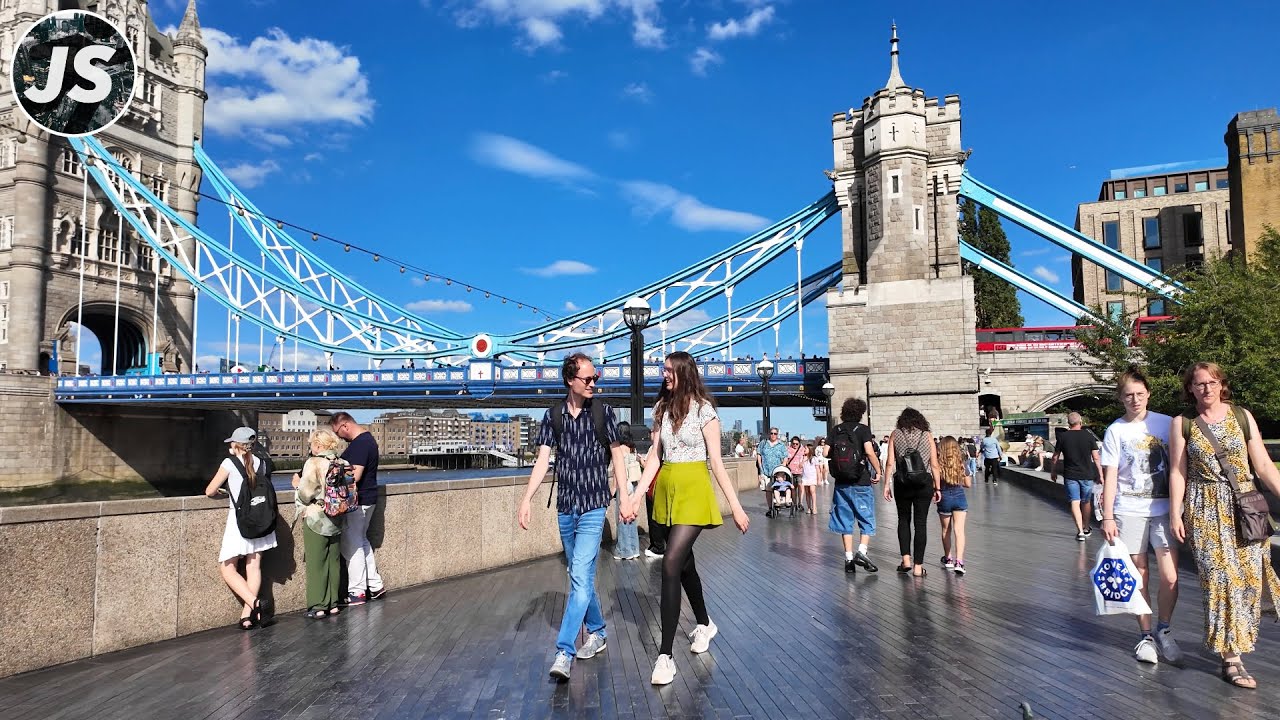 Millennium Bridge & River Thames | London, UK Walk (July 2024) - YouTube