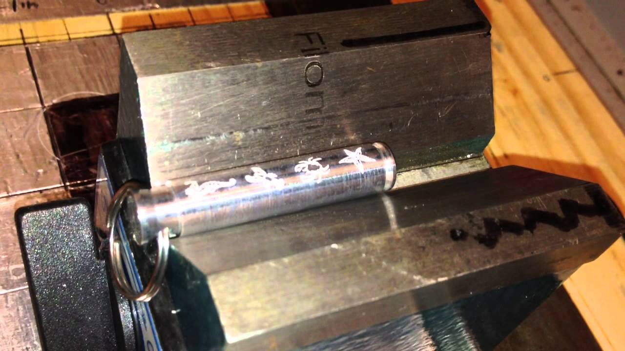 Making And Engraving Key Chain - YouTube