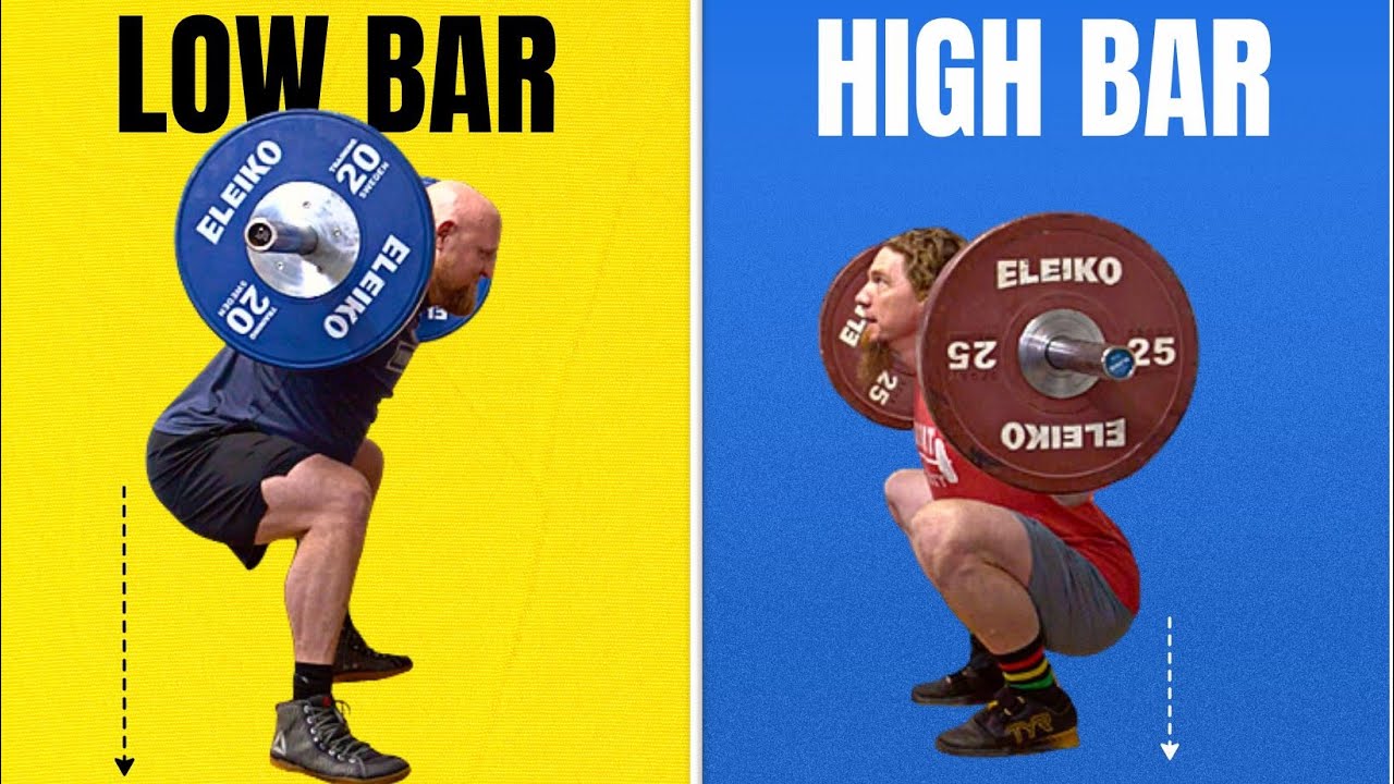 Master Your Squat: High Bar vs Low Bar Technique Explained - YouTube