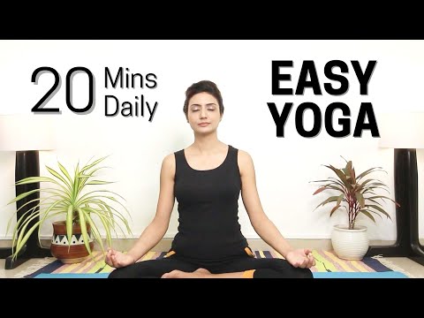 20 Mins Free Online Yoga Class for Beginners | Weight loss |  Glowing Skin | Spine | Kids | Adults