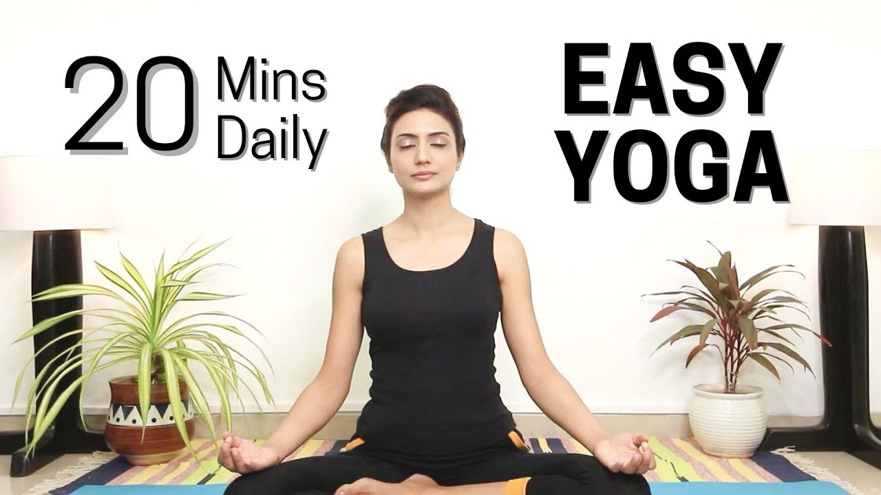 20 Mins Free Online Yoga Class for Beginners | Weight loss | Glowing ...