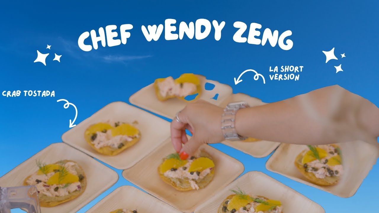 Tasty Crab Tostada Bites | Chef Wendy Zeng Cooking in LA | Short ...