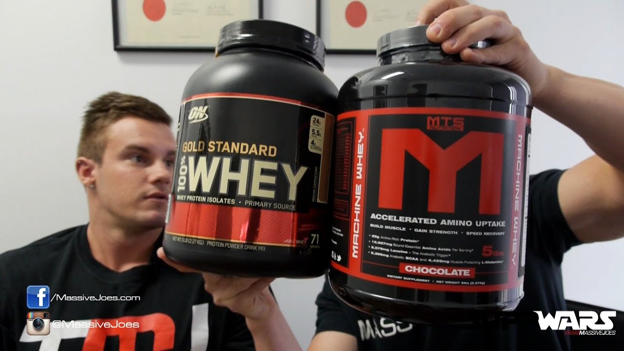 MTS Machine Whey v Optimum Nutrition 100% Whey Supplement Comparison ...