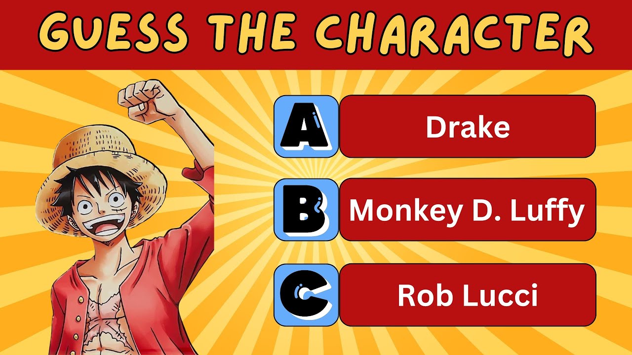 Guess The One Piece Character | Guess The Anime Character - YouTube