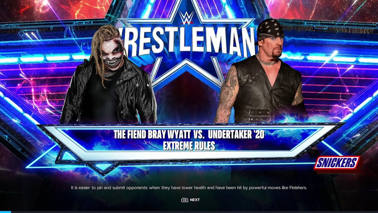 The Fiend vs. Undertaker: WrestleMania Dream Match - WWE 2K24 - YouTube