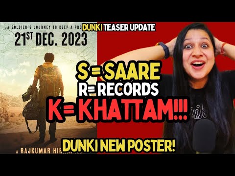 Dunki OFFICIAL POSTER 🔥🔥🔥|| Dunki Latest Update || Dunki Teaser ...