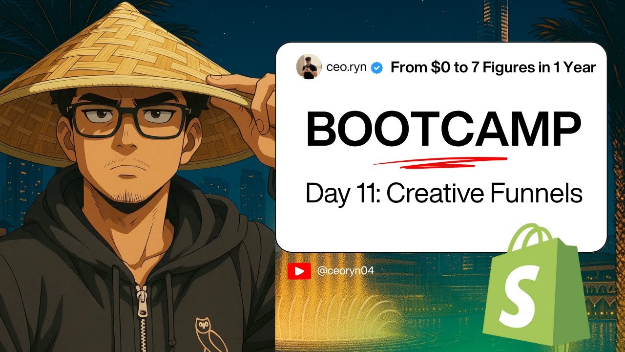Ecom Bootcamp Day 11: Creative Funnels - YouTube