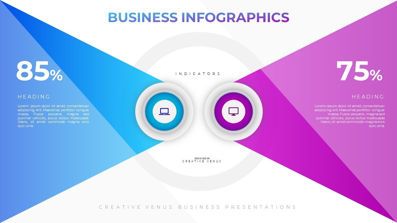 Modern Business Infographic Illustration Concept Design in PowerPoint ...