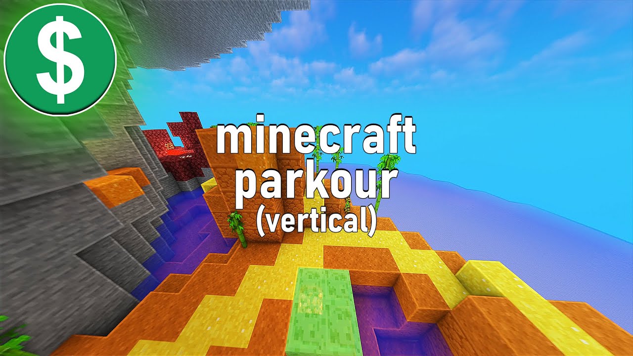 Minecraft Parkour Gameplay No Copyright (Vertical) - YouTube