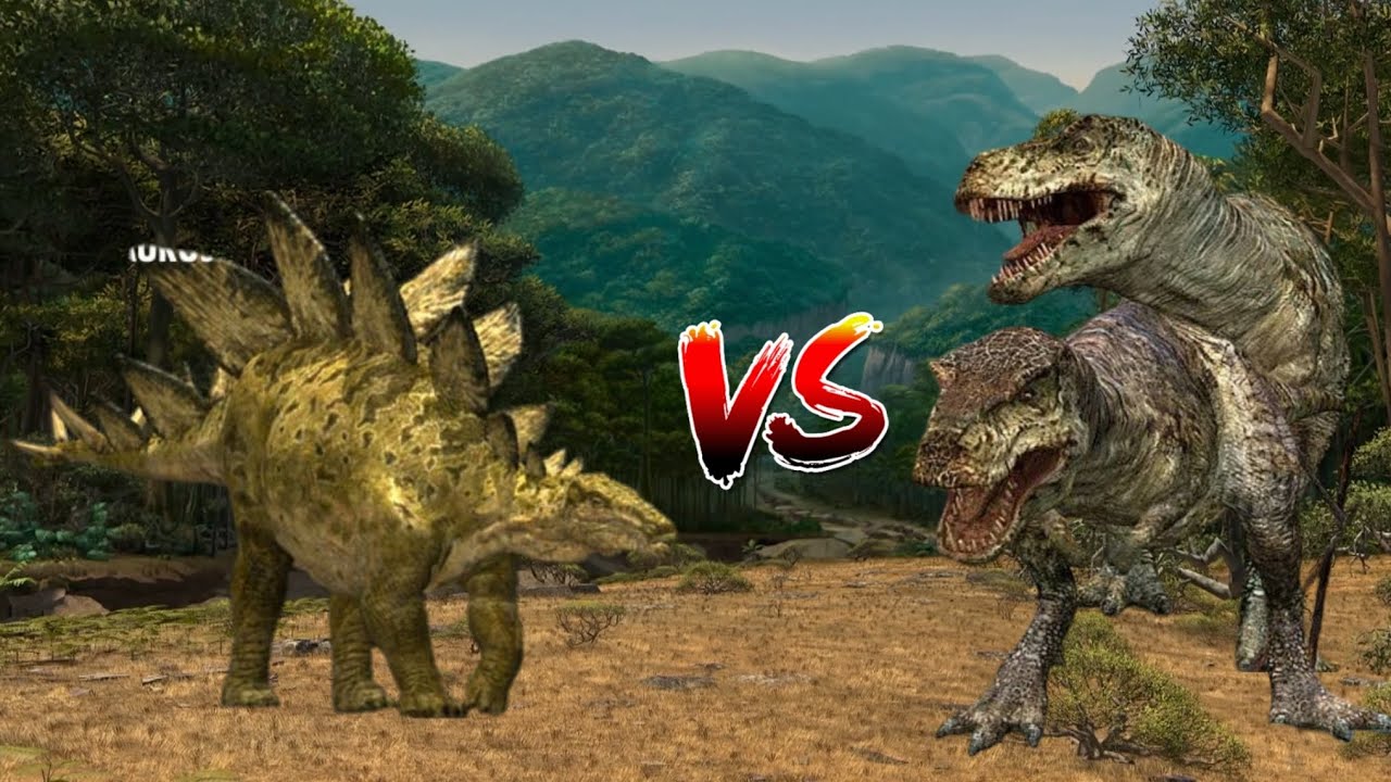 Stegosaurus Vs T-Rex (Dinotopia) - YouTube