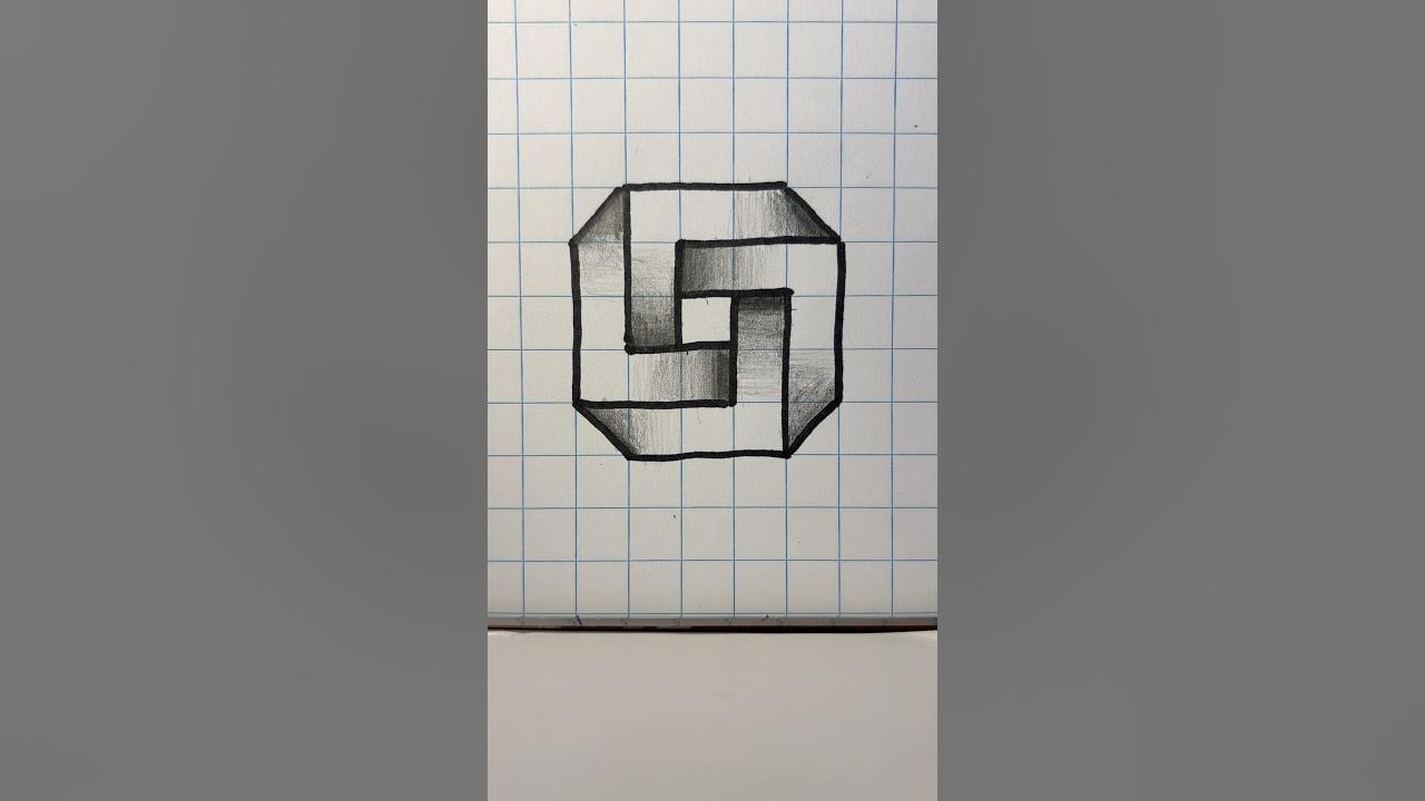 Easy 3D optical illusion tutorial pt.3 - YouTube