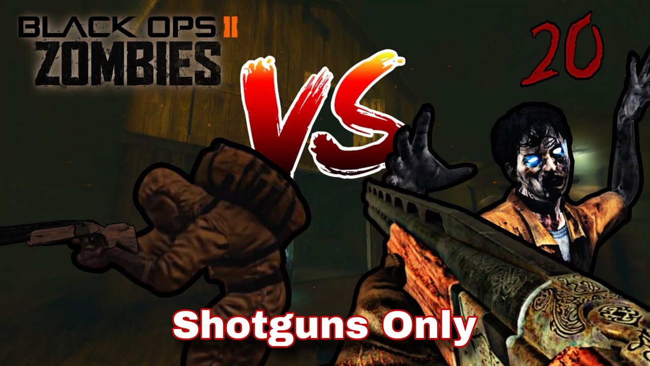 1V1 SHOTGUNS ONLY on Round 20 in BO2 Zombies (Farm Grief) - YouTube