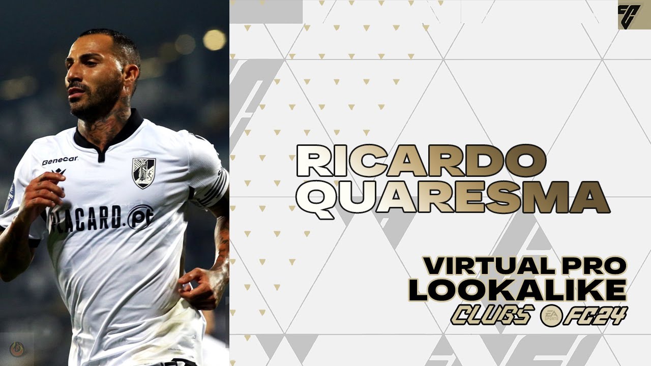 EAFC 24 | HOW TO CREATE | RICARDO QUARESMA (PRO CLUBS) - YouTube