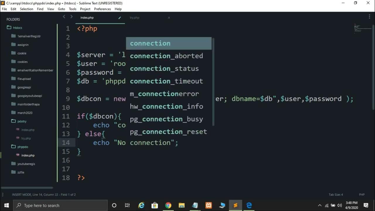 Php Data Objects Tutorial Youtube