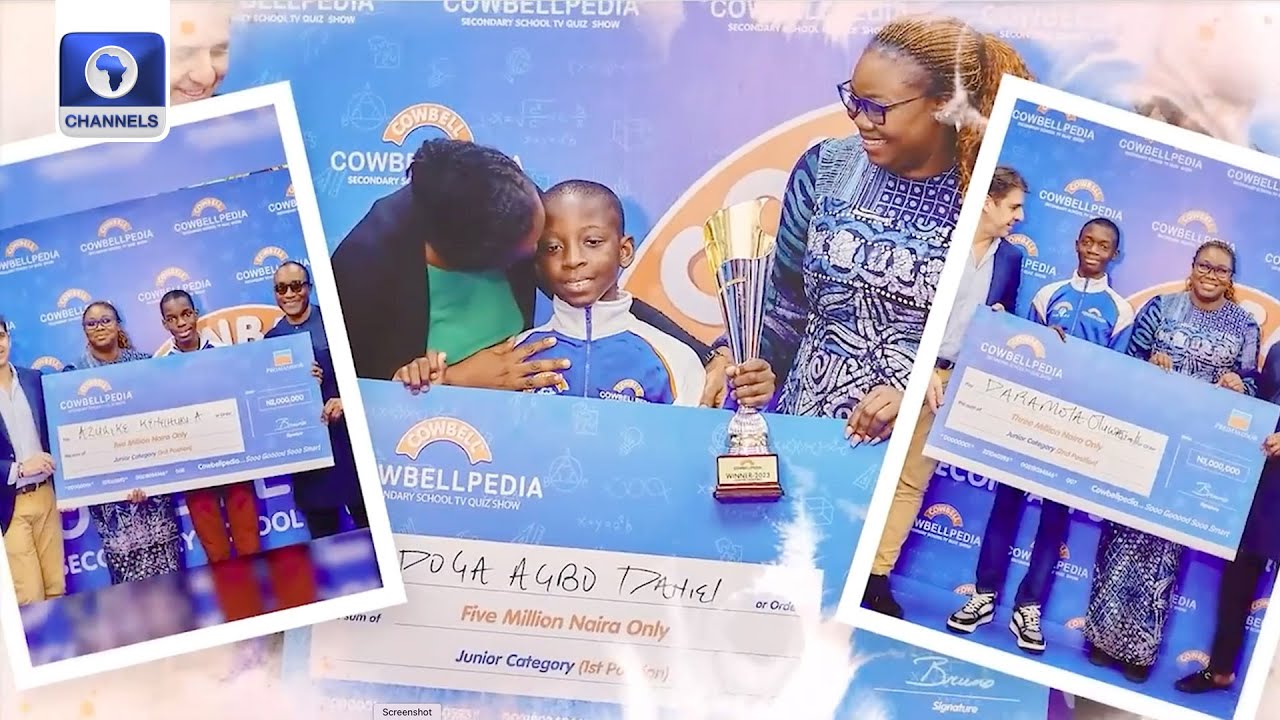 Adoga Daniel, Joseph Okechukwu Emerge Winners Of Cowbell Pedia TV Quiz ...