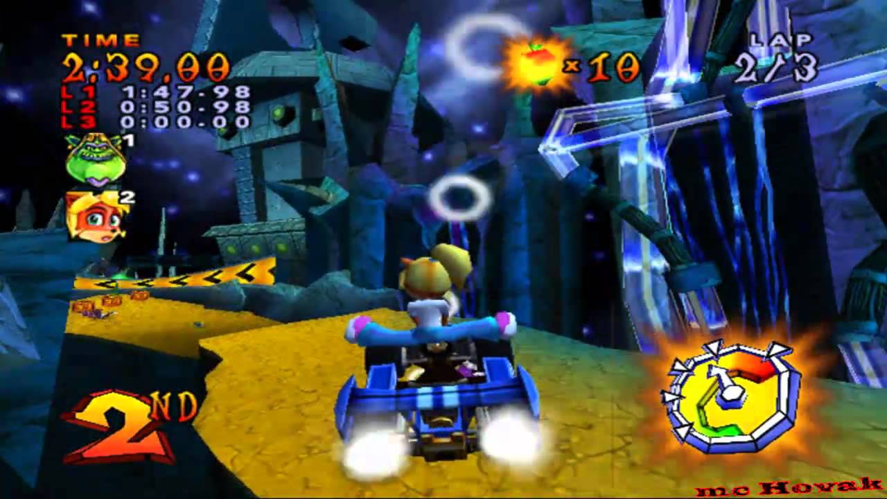 Crash Nitro Kart PS2 Walktrough World Velo's Vault Galaxy Championship ...