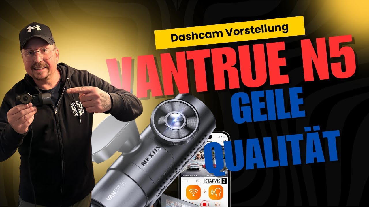 Mega Bild Qualität die Vantrue N5 + Rabatt Code - YouTube