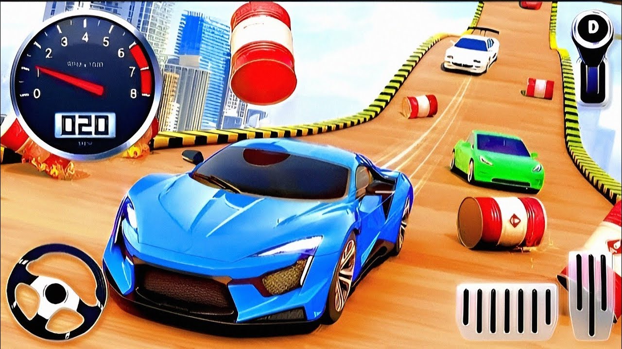 Mega Ramp Car Stunts Multiplayer Car Driving Games | CVI JAHANGIR ...