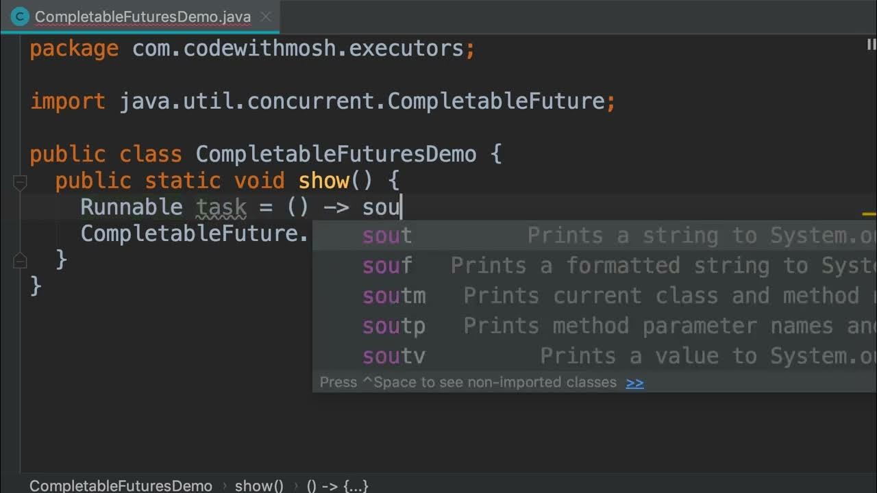 220 Creating a Completable Future - YouTube