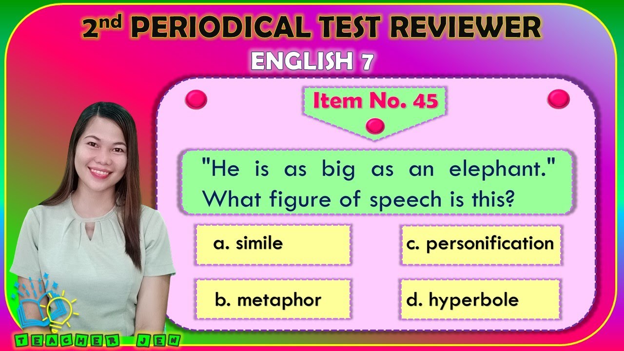 SECOND PERIODICAL TEST in ENGLISH 7 | KITCH & MORE - YouTube
