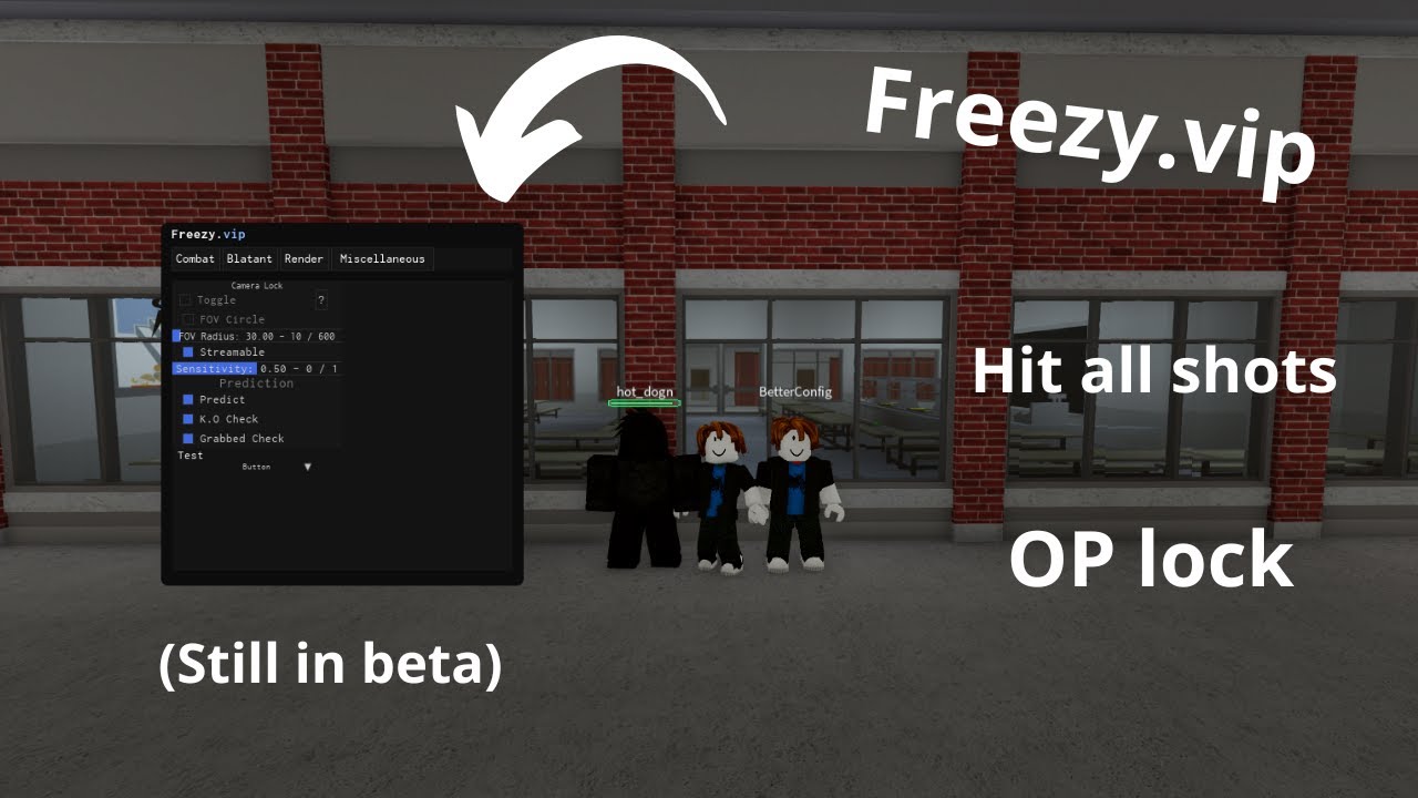 Very OP lock, da hood, Hit all shots (Freezy.vip) (Solara supported ...