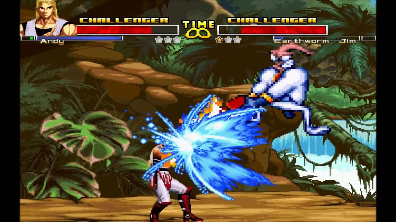 Mugen : Andy (AOF) Vs Earthworm jim (My Battle) - YouTube