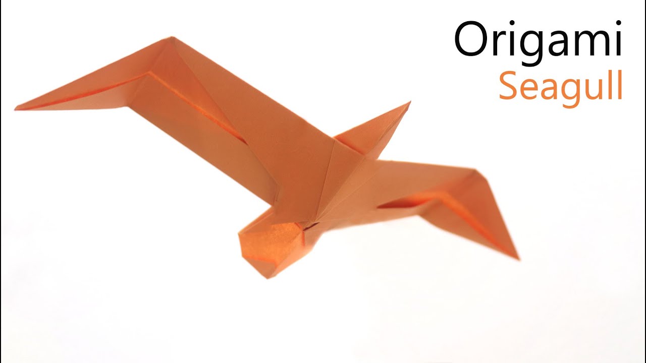 How to Make a Paper Seagull - Easy Origami Bird - YouTube