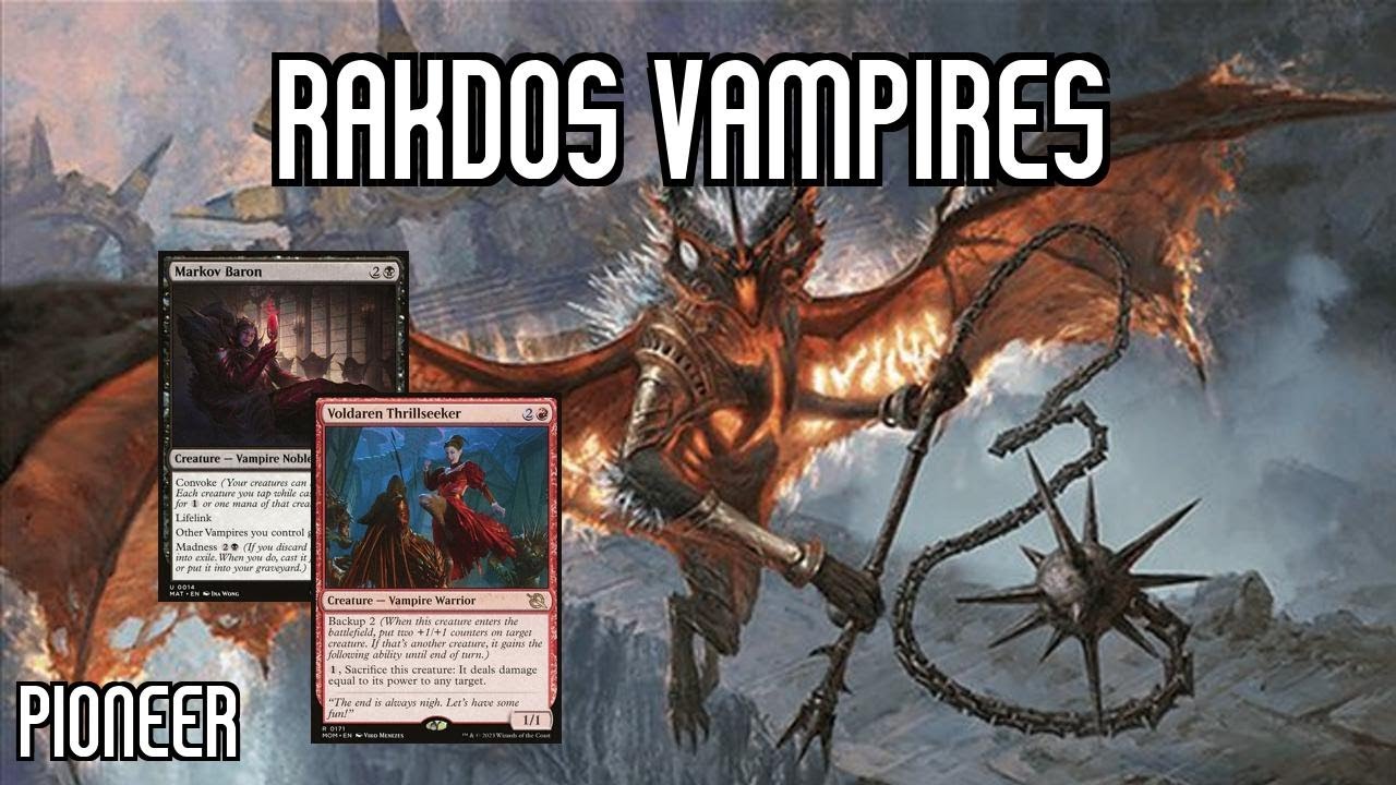 VERY BUSTED IXALAN VAMP? | Rakdos Vampires | LCI Pioneer | MTGO - YouTube