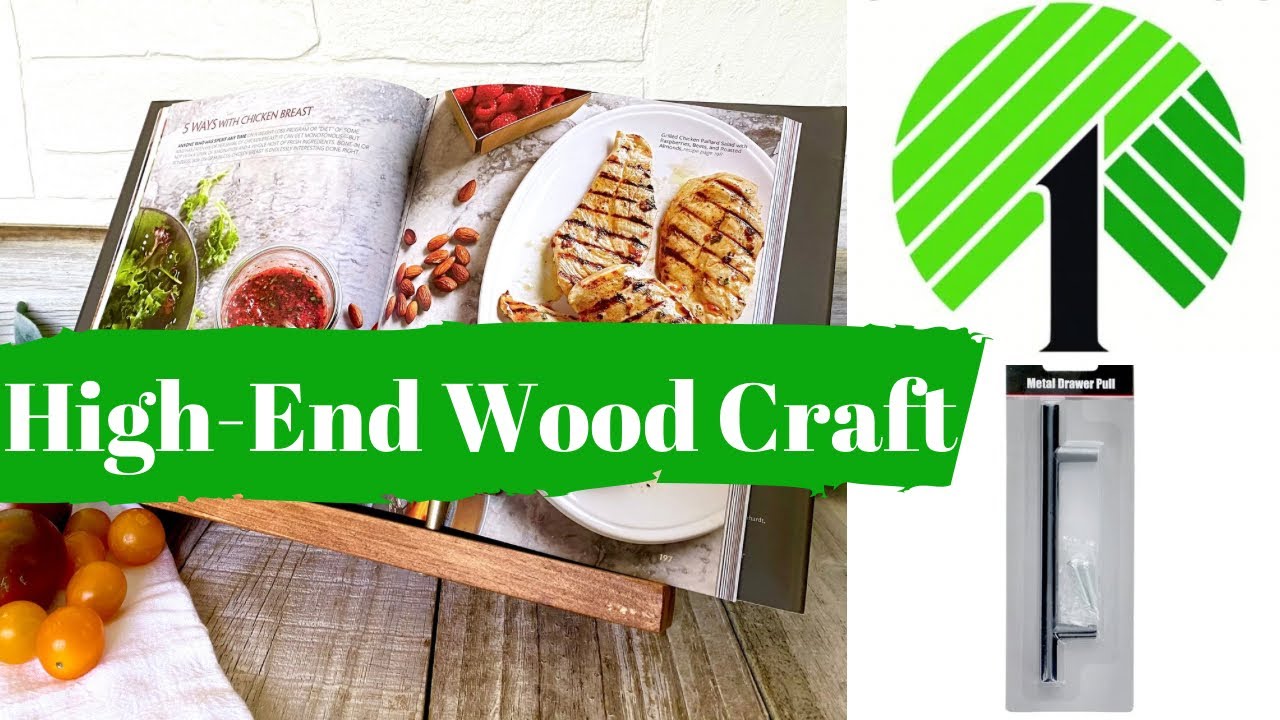 Dollar Tree DIY High-End Wood Craft - YouTube