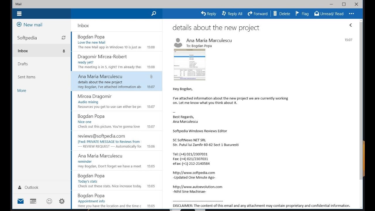 Inbox Windows 10التوصل برسائلك الالكترونية عبر ويندوز - YouTube