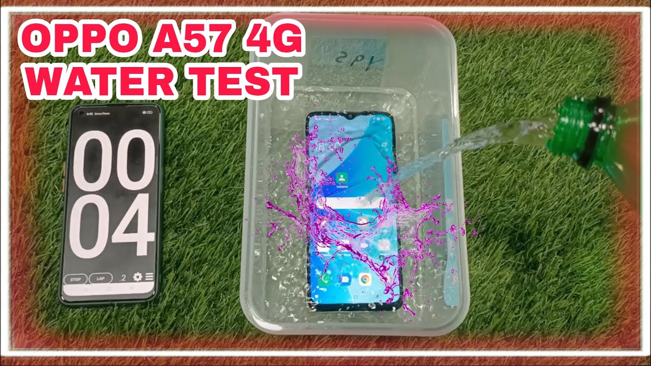 OPPO A57 4G WATER TEST | OPPO A57 DURABILITY TEST - YouTube