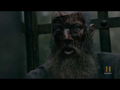 Vikings 4x15 Ragnar Lodbrok's DEATH SCENE PIT OF SNAKE