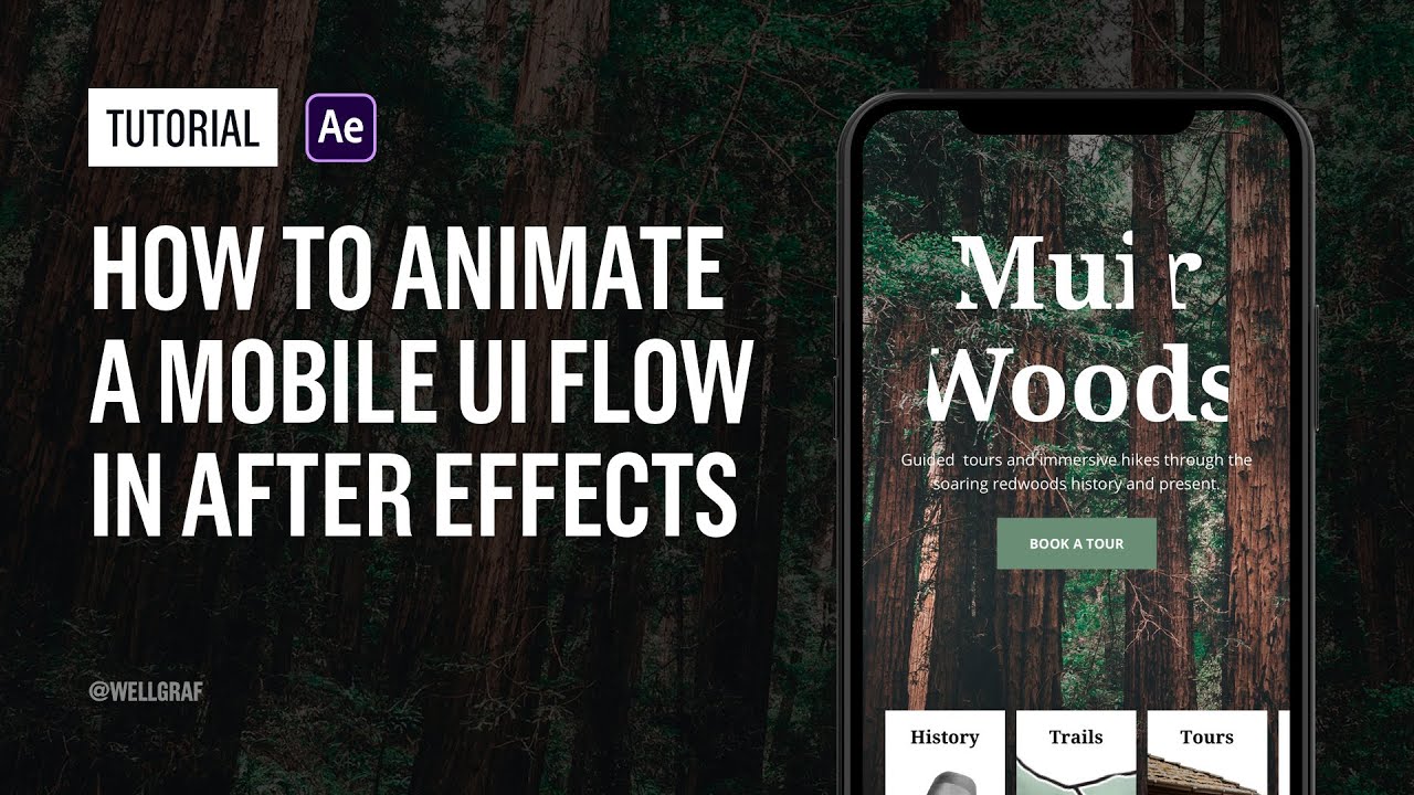 Tutorial - How to Animate a Mobile UI Flow in After Effects - YouTube