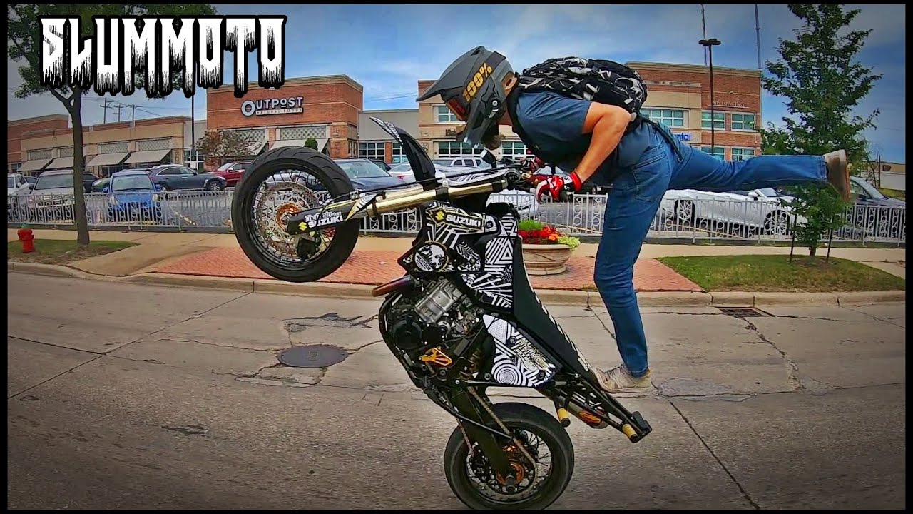 The Legendary DRZ is BACK!! [Supermoto Stunts] - YouTube