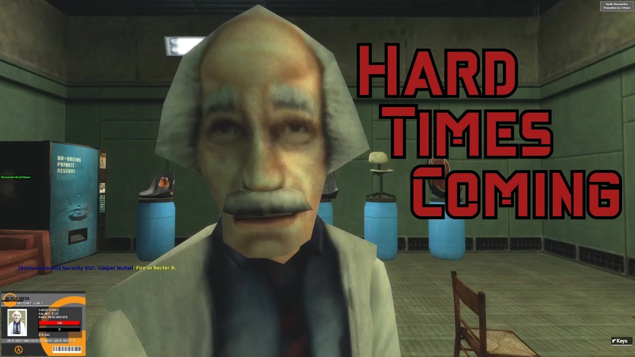 Hard Times Coming | GMOD: Black Mesa RP - YouTube