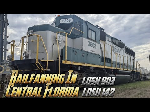 Railfanning In Central Florida ft. LOSX 903, LOSX 142, MOCX 211, MOCX 3803 & CSX ST70AH [8902 ...